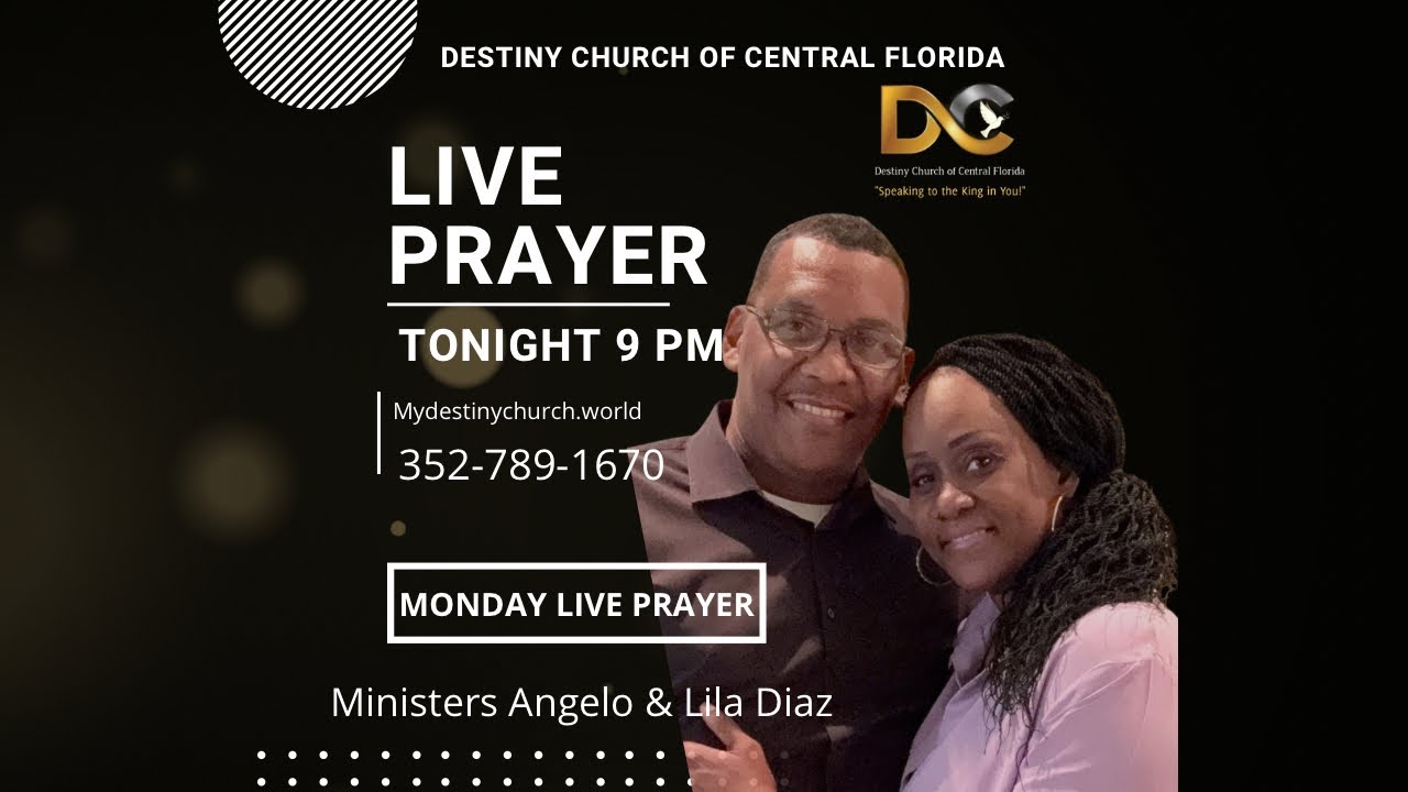 Monday Night Prayer Ministers Angelo & Lila - YouTube