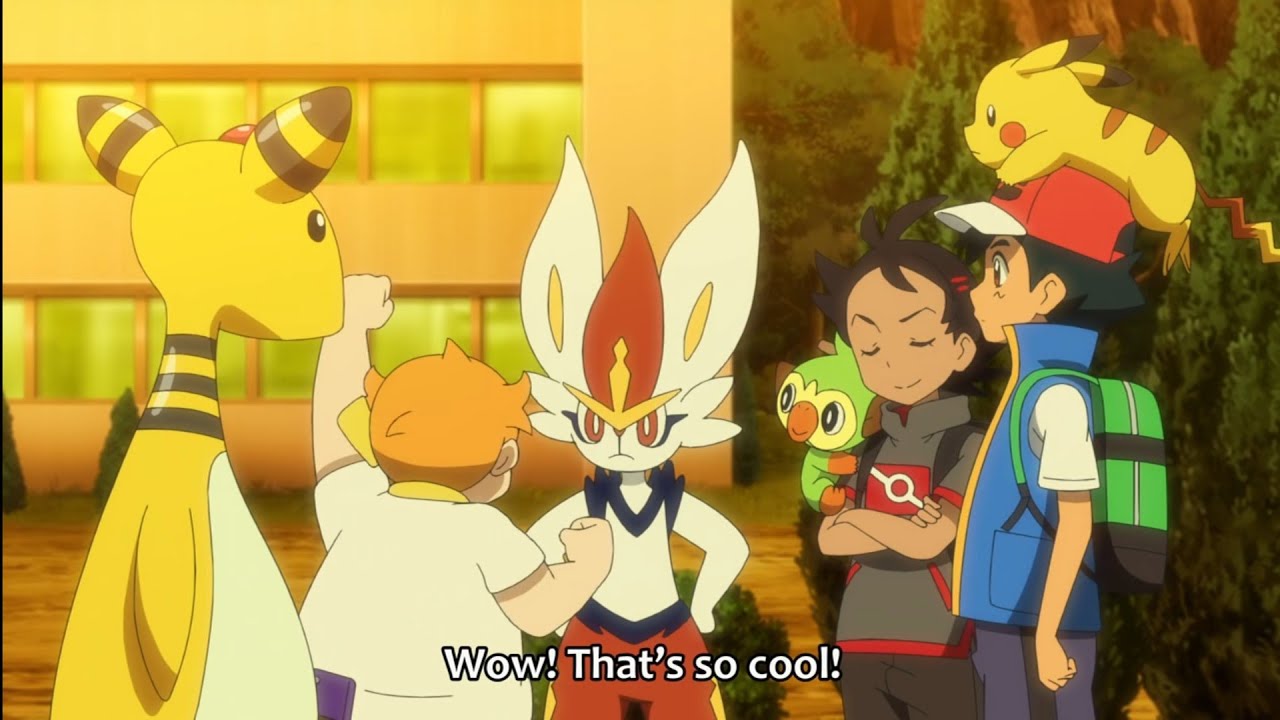 Go showoff in front of mamane 🤣| aceburn looks😂 | Pokémon journeys ...
