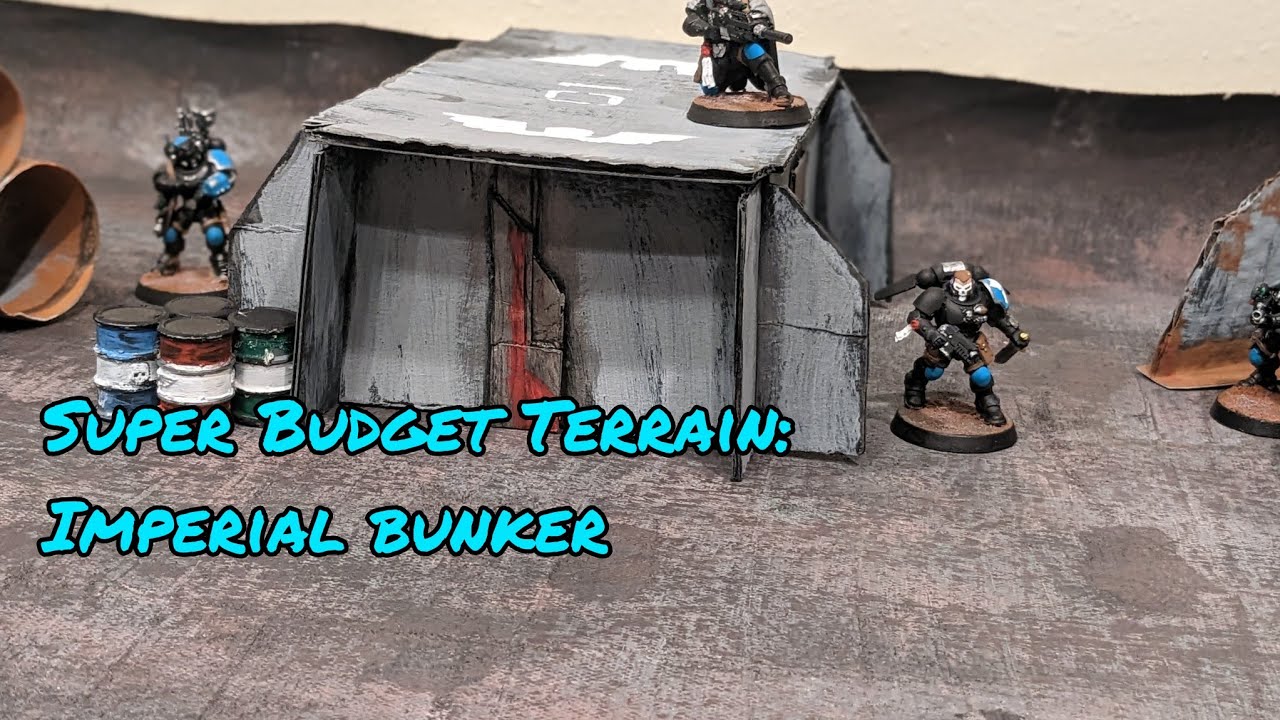 Super Budget Terrain: Scifi Bunker - YouTube