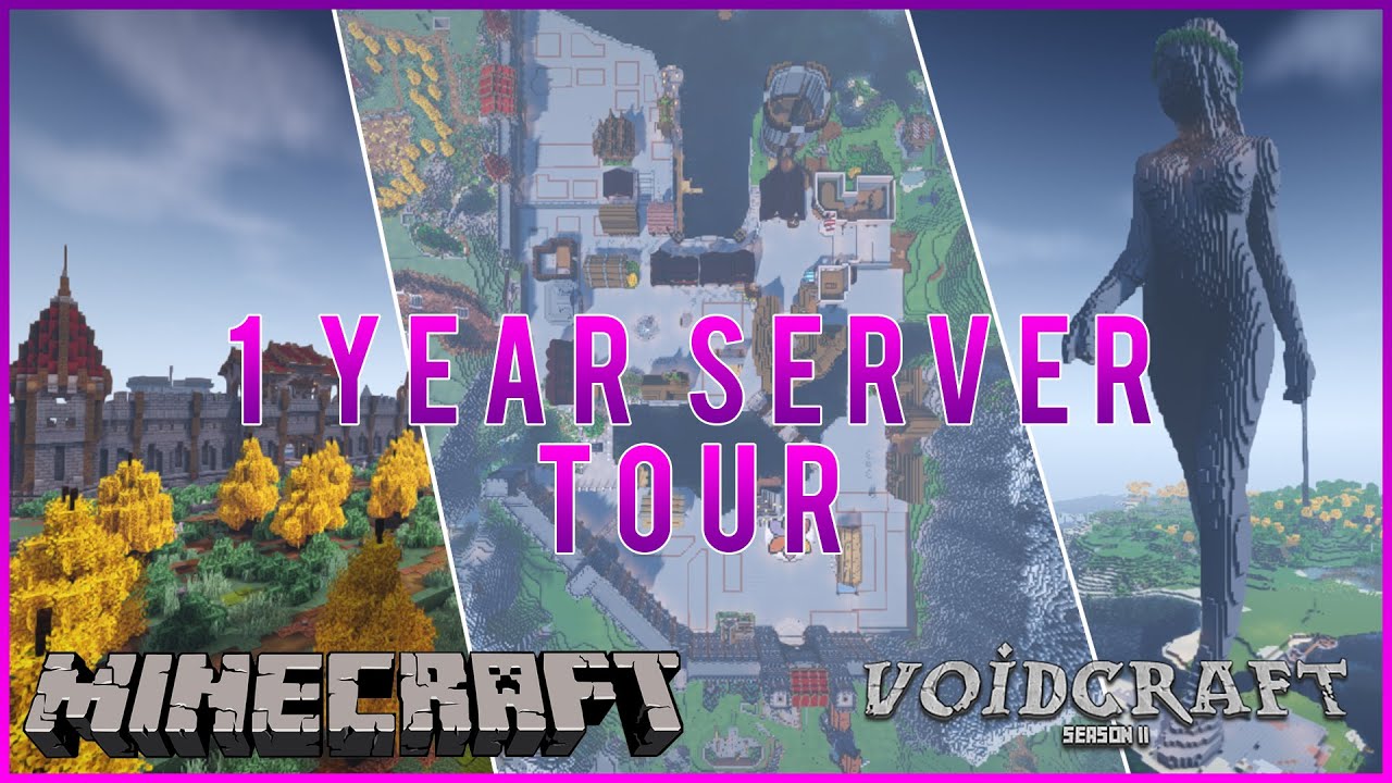 Minecraft Survival 1 Year Server/Base Tour! VoidCraft SMP 1.16.4 - YouTube