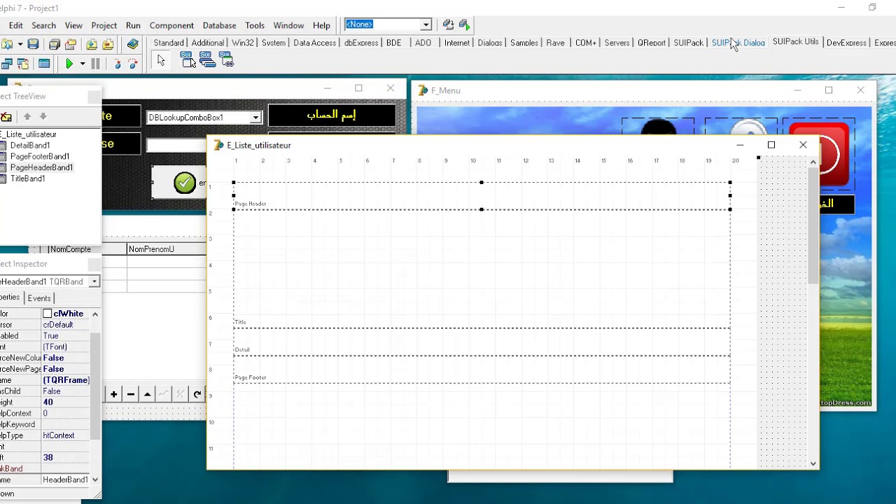 طريقة استخدام Quickreport على دالفي 7 لطباعة موجه لتقني سامي Youtube