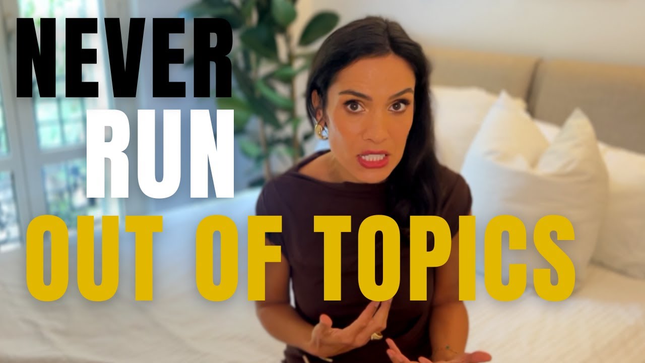 How To Never Run Out of Things To Say (KEEP IT SPICY 🔥) - YouTube