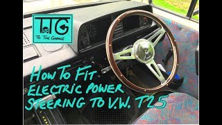 VW T25 T3 Vanagon Power steering conversion Pt 2 | Doovi