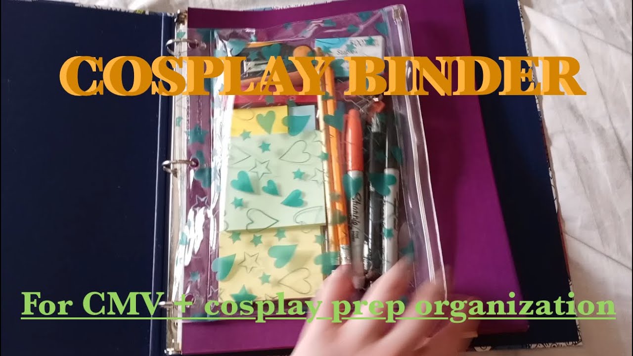 Making a COSPLAY BINDER (For Organization + Planning!) - YouTube