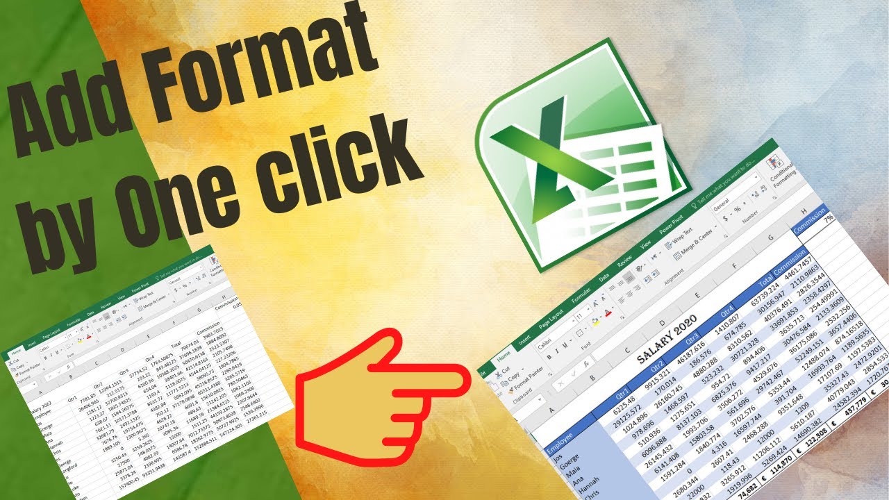 The Magic Of Format Painter In Excel YouTube The Magic Of Format Painter In Excel YouTube