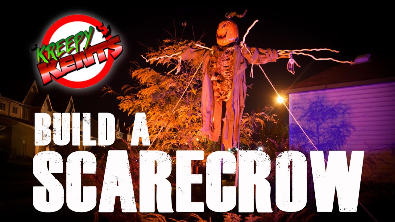 How To Build a Halloween Scarecrow - YouTube