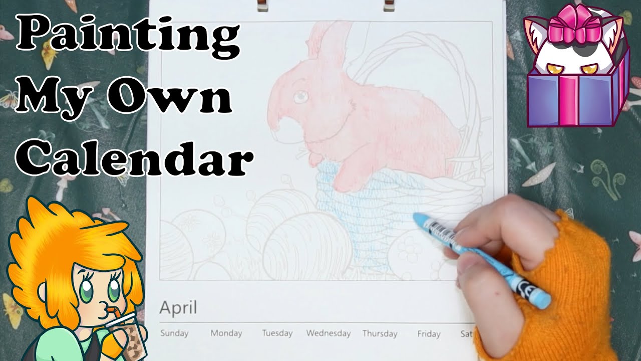 DIY Calendar - April - YouTube