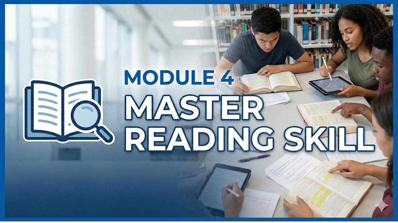 MODULE 4 MASTER READING SKILL - YouTube