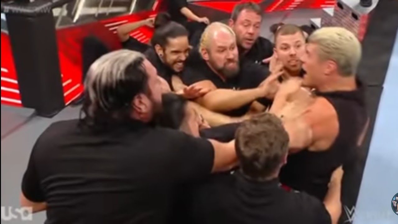 cody Rhodes angry face to face Brock Lesnar WWE Raw to night - YouTube