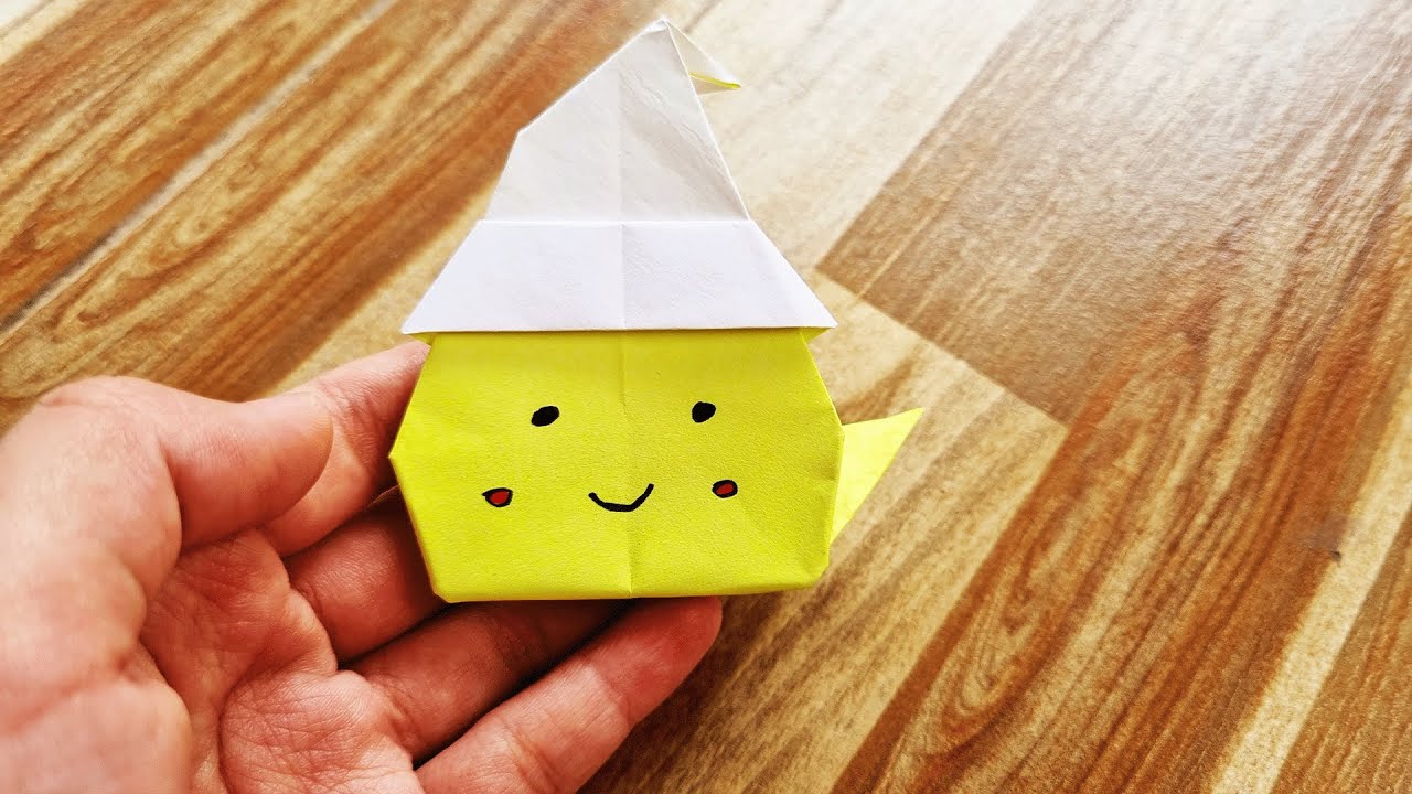 Origami Santa Claus Easy Step by Step (Part 1) - YouTube