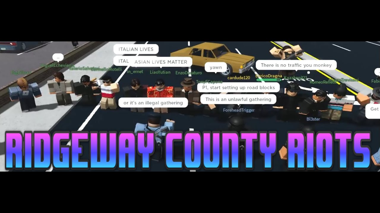 RIOT CONTROL in Ridgeway County (Roblox) - YouTube