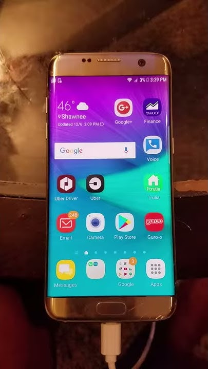 How to reset a Samsung S7 Edge phone - YouTube