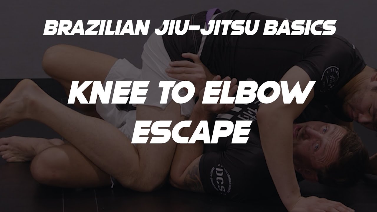 How To Do A Knee To Elbow Mount Escape In BJJ - YouTube