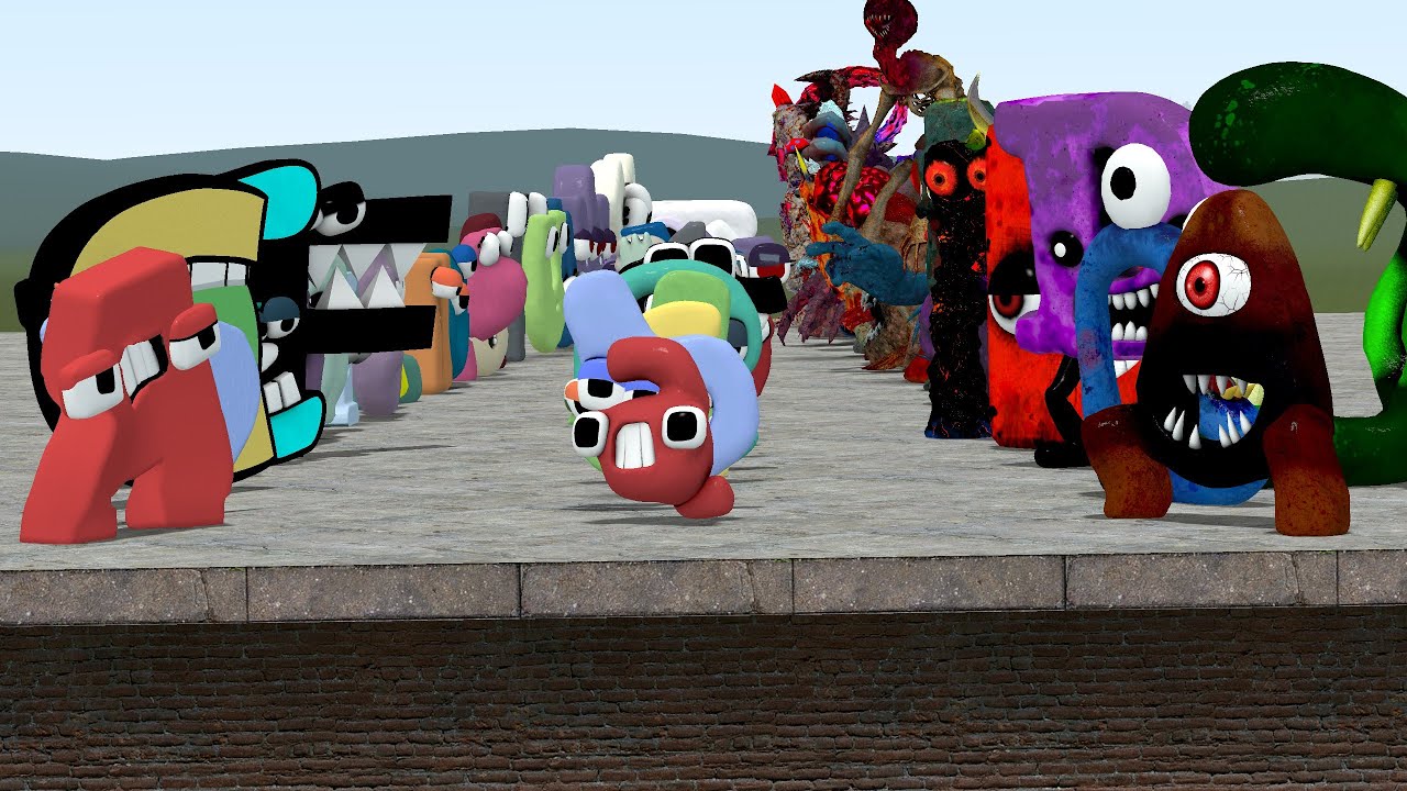 ALL ALPHABET LORE A-Z VS ALL BABY ALPHABET LORE VS ALL NIGHTMARE ...