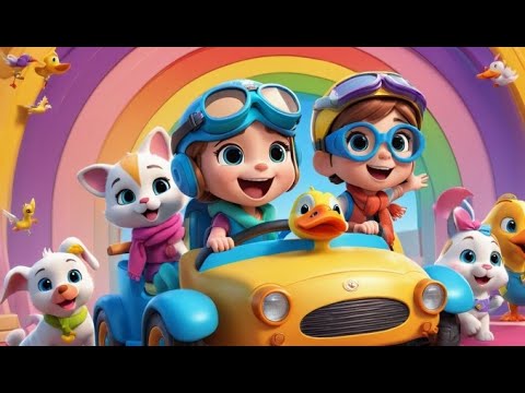 Rosie Robot’s Rainbow Ride | Colorful Adventure Song for Kids ...