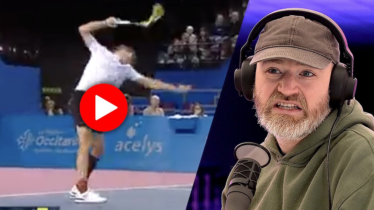 Tennis Player's Shocking Reaction - YouTube