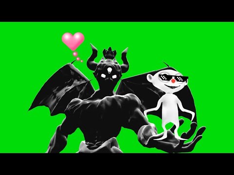 cartoon shin demon ️ nurpo....? Green screen [ trevor henderson ] - YouTube