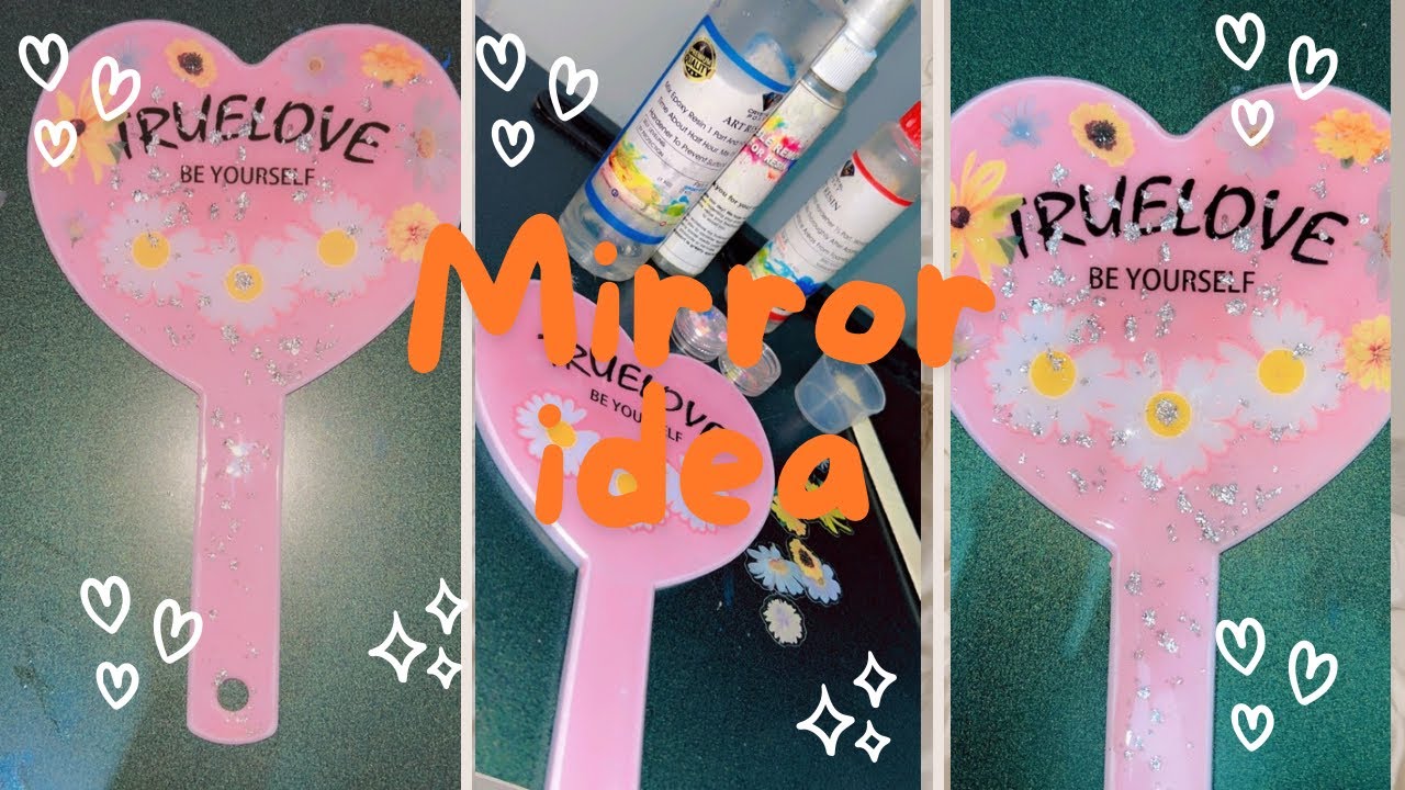 New mirror 🪞ider || resin art ||howe to new idea create mirror style ...