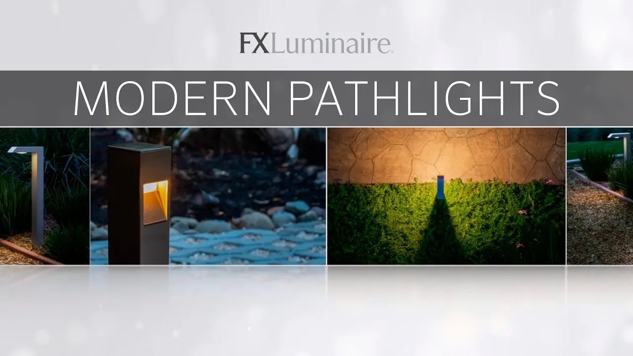 Modern Path Lights from FX Luminaire - YouTube