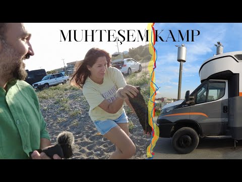 YENİ KARAVANLA ASOSTA MUHTEŞEM KAMP