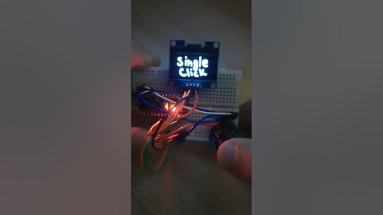 1.3 OLED SH1106 + rotary encoder #arduino #encoder #diy #sh1106 #oled #oleddisplay - YouTube