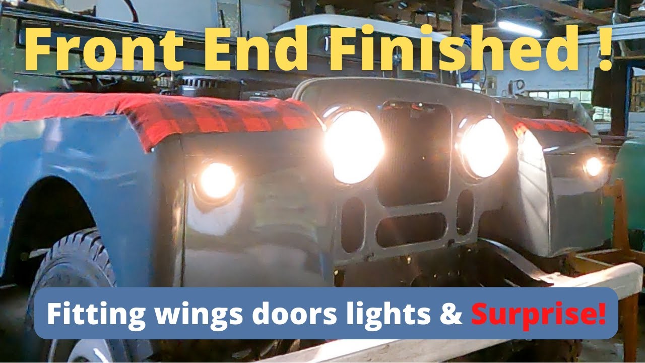 Finishing the front end fitting the doors, wings and lights to a Land ...