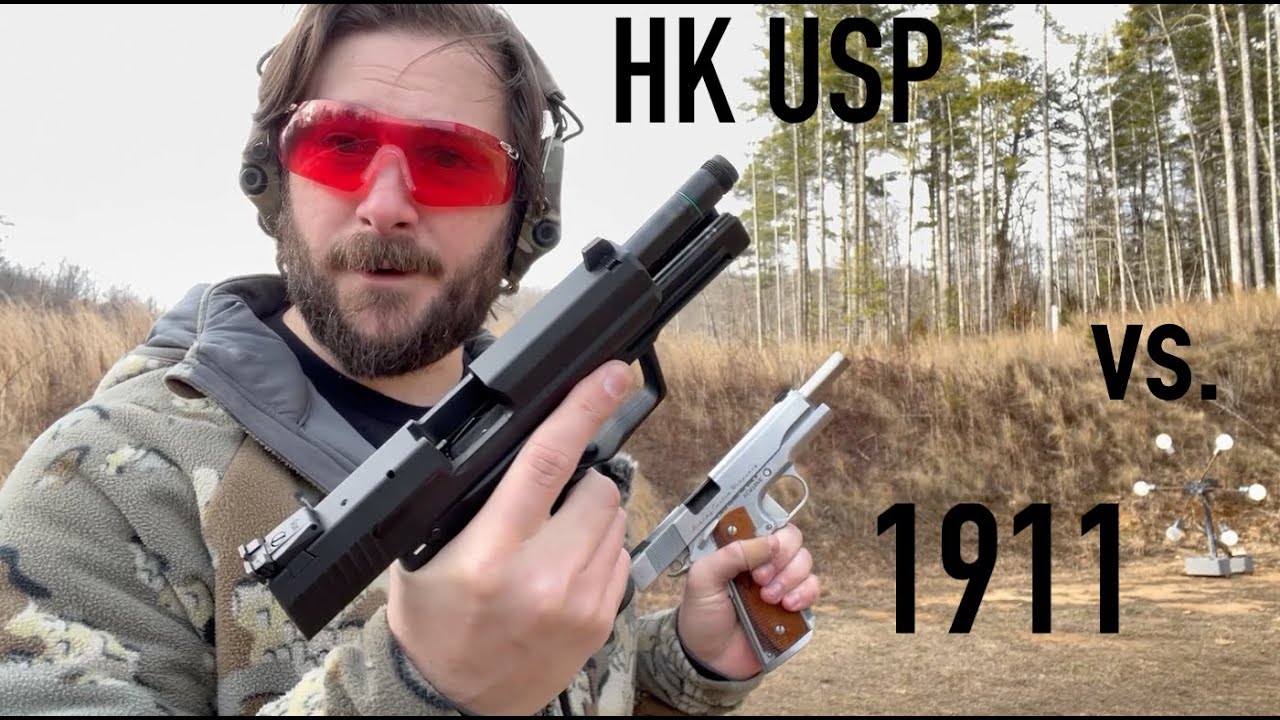 HK USP 45 vs Custom 1911: Comparing the USP 45 Tac to the Alchemy 1911 ...