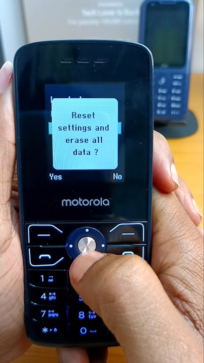 Motorola keypad mobile reset code || Restore factory reset #reset - YouTube