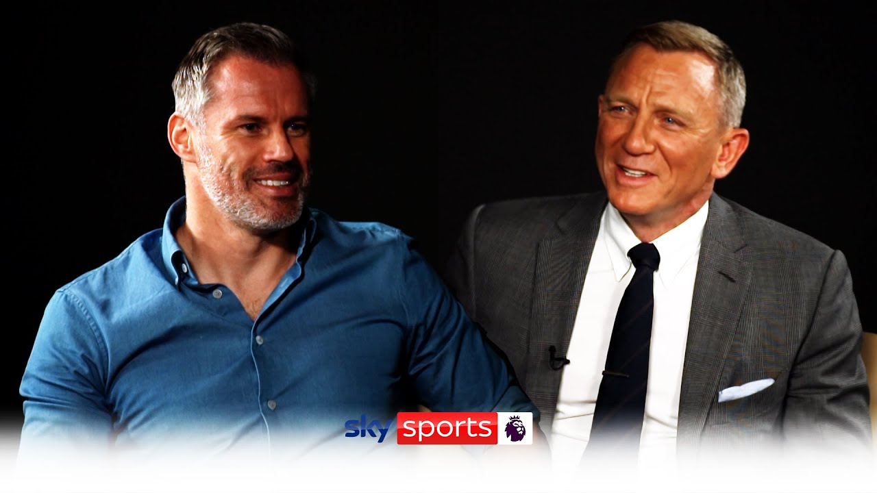 "Klopp would make a good Bond!" | Jamie Carragher meets Daniel Craig to ...