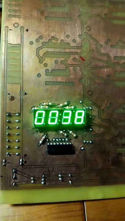 4 Digits 7 segments display counter - YouTube