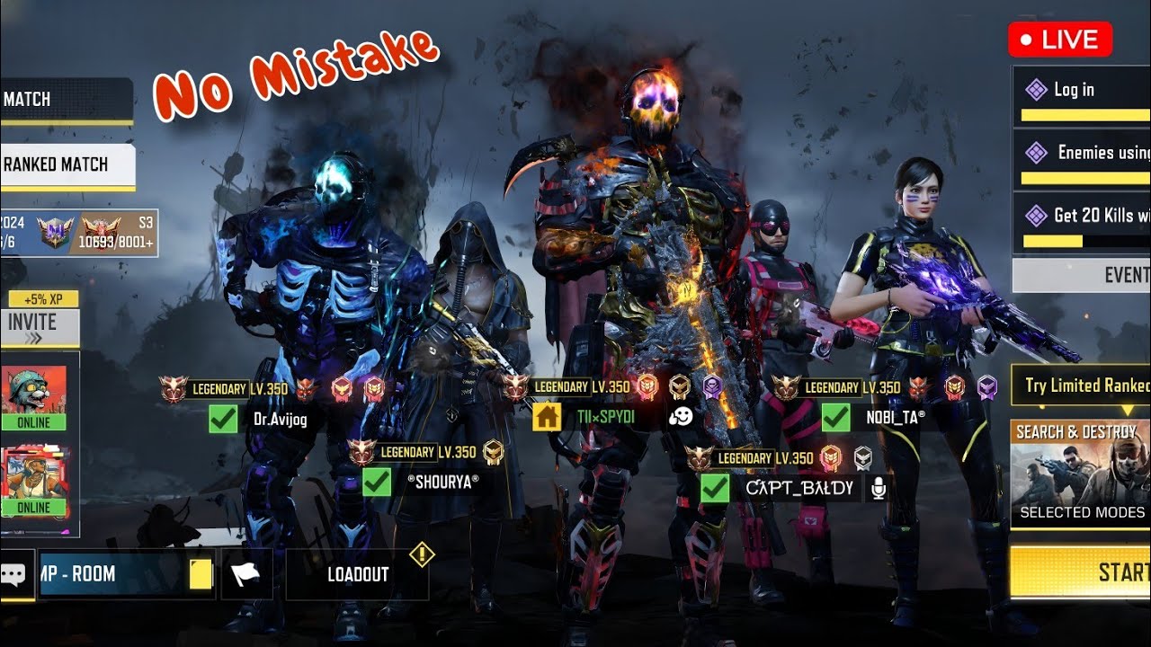 🔴CODM LIVE - NEW DAY NEW RANK 😍 DOMINATING LOBBY AGAINST GLObAL TOP ...