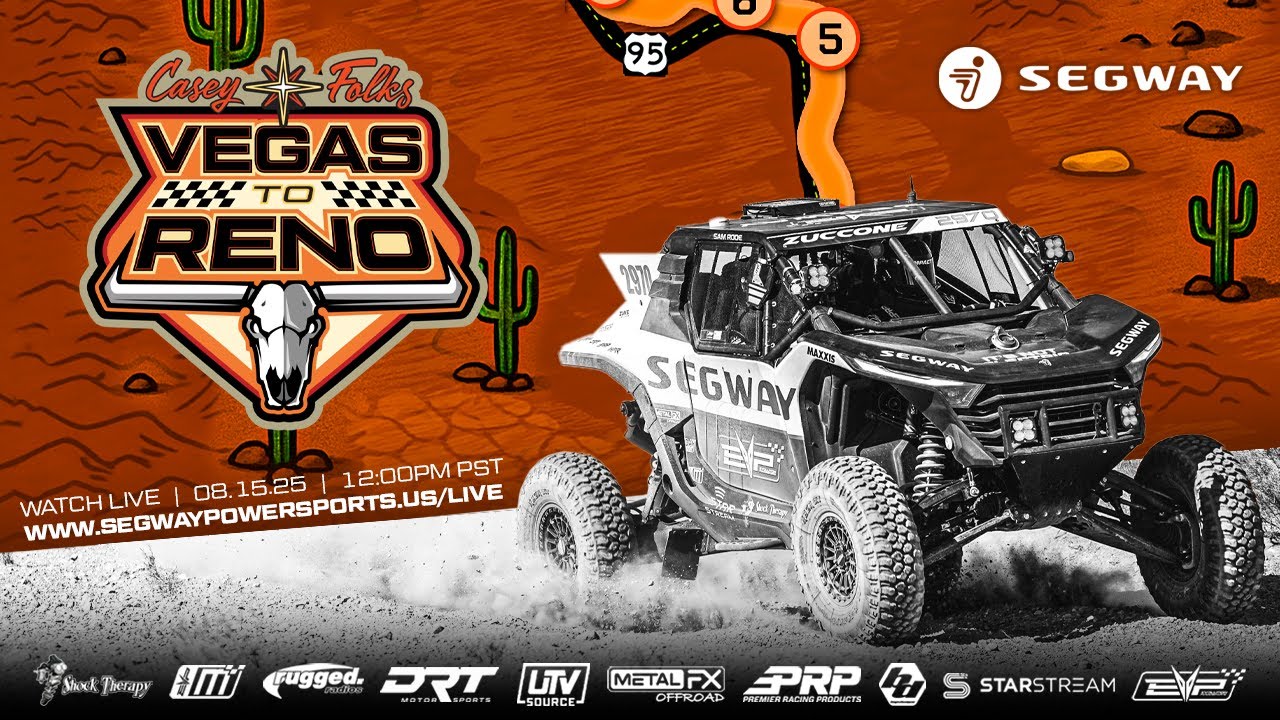 🔴 2025 Vegas to Reno LIVE | Segway Factory Racing - YouTube