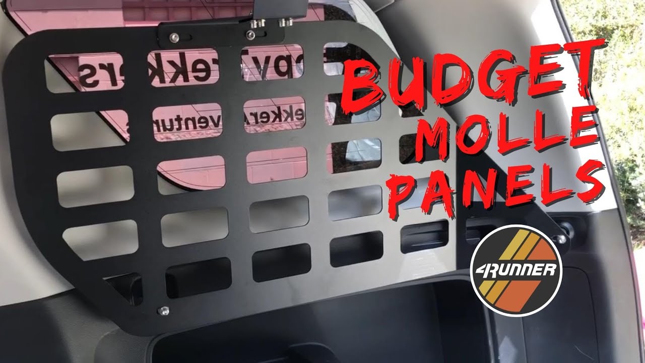 4runner Molle Window Panel on a budget - YouTube