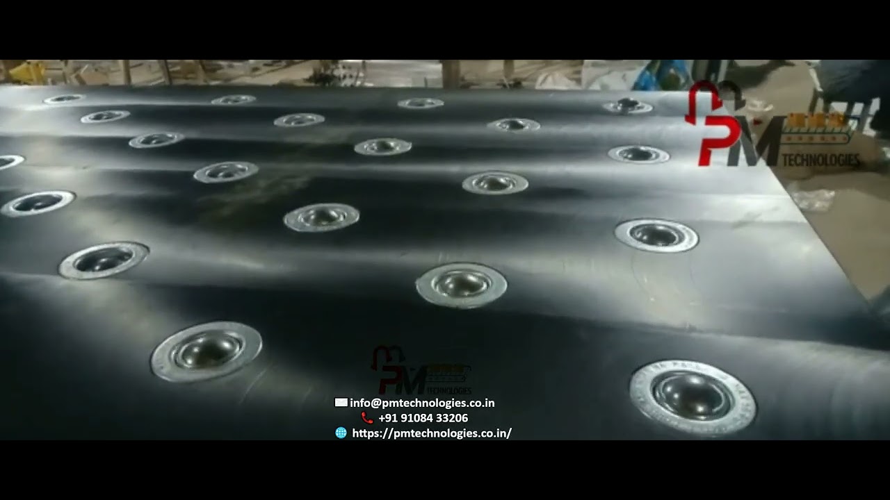 Pneumatic ball transfer conveyor system - YouTube