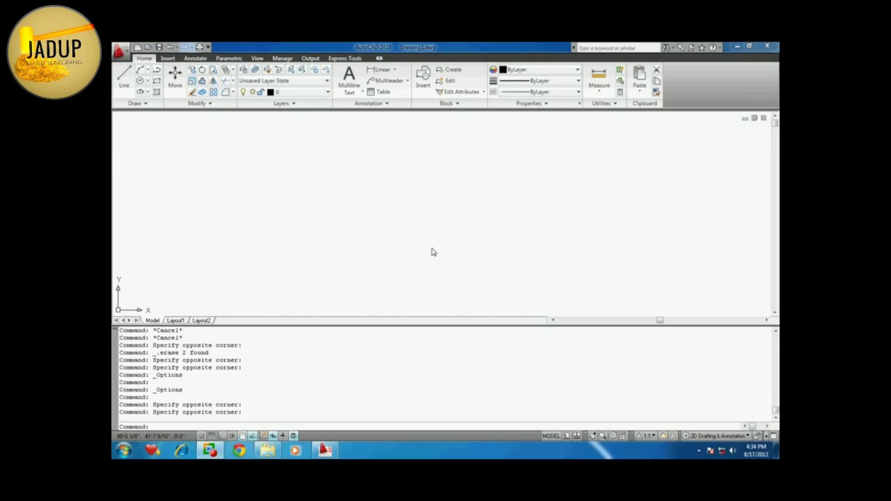 AutoCAD Module 1 - YouTube
