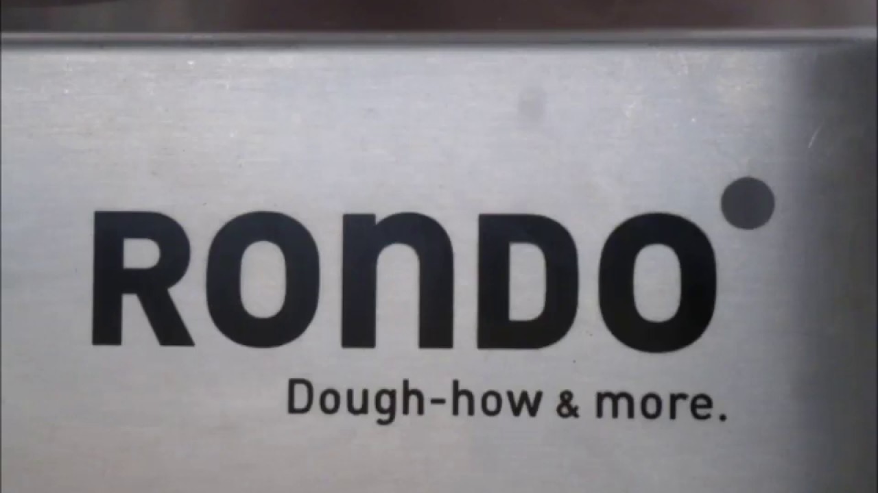 Rondo Doge Crustinette SCT450 Used bakery machine. - YouTube