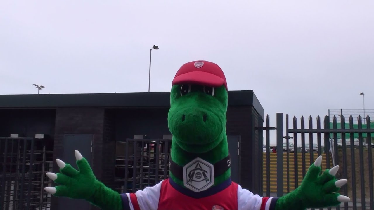 WFD - Random Videos 2013 Ft. Arsenal Ladies F.C Mascot . Gunnersaurus ...
