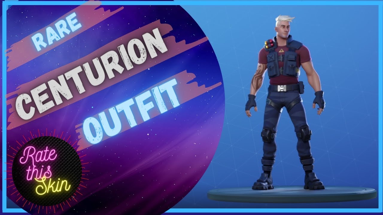 CENTURION SKIN [Rare] OUTFIT FORTNITE - YouTube