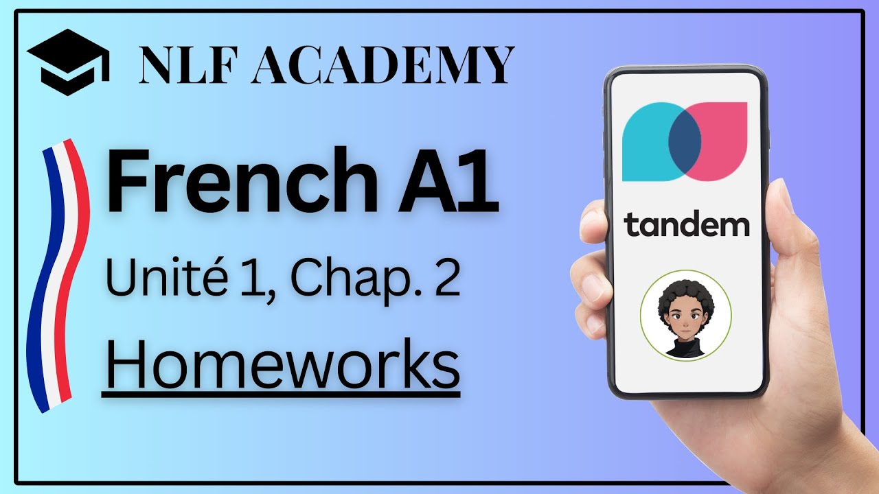 Learning French for Beginners - Unité 1, Lesson 2 : Homeworks - YouTube