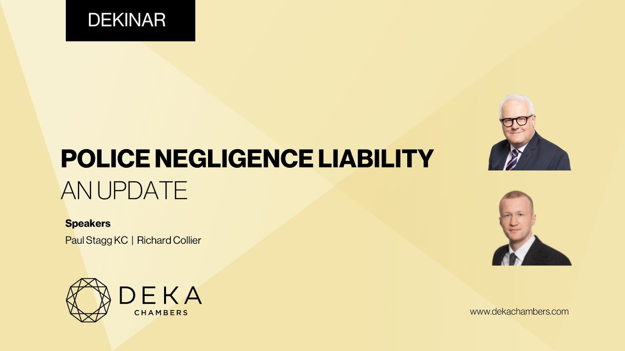 Police Negligence Liability: an Update - YouTube