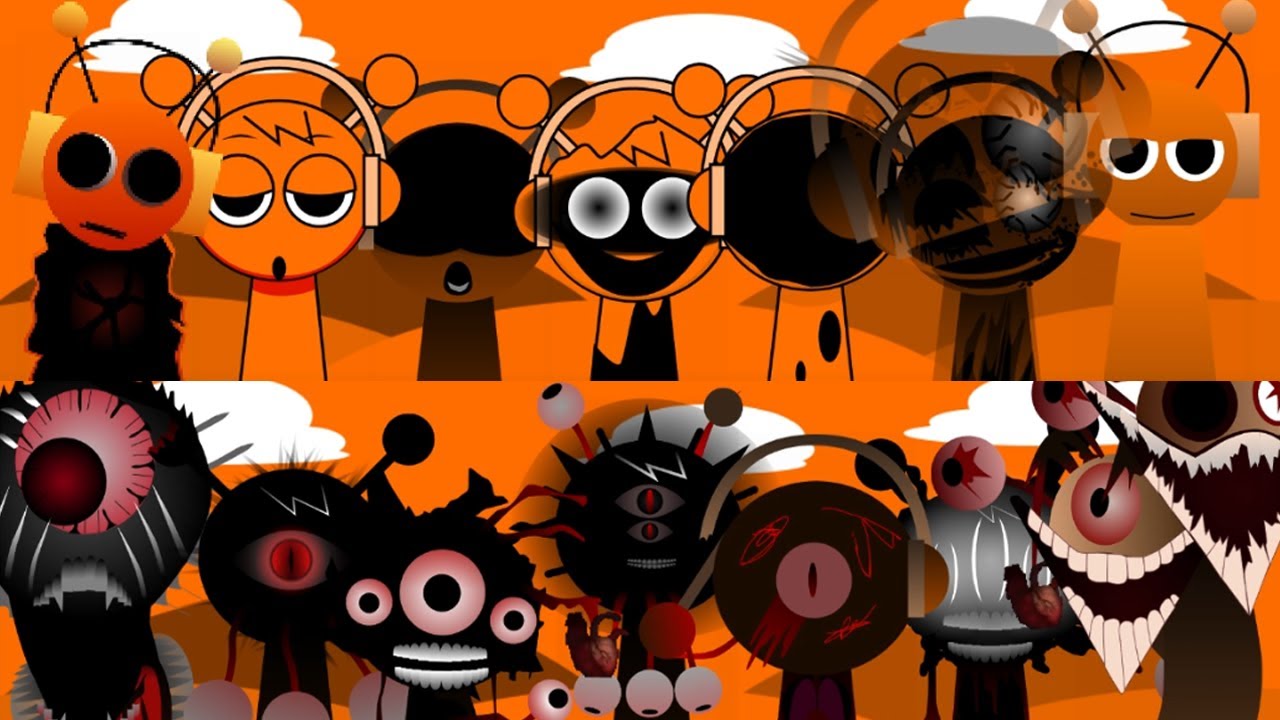 Sprunki but OREN All Phases & Mod 🧡🧡🧡 Let's see how Oren of many Phases ...