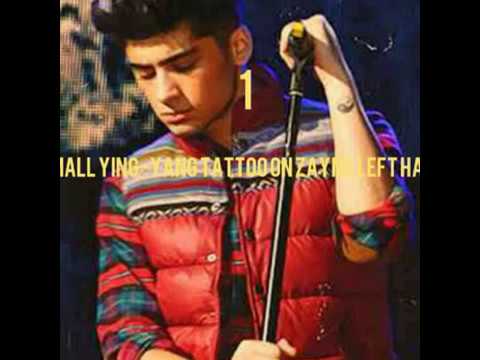 Zayn top 10 tattoos. Zayn best tattoos with locations.
