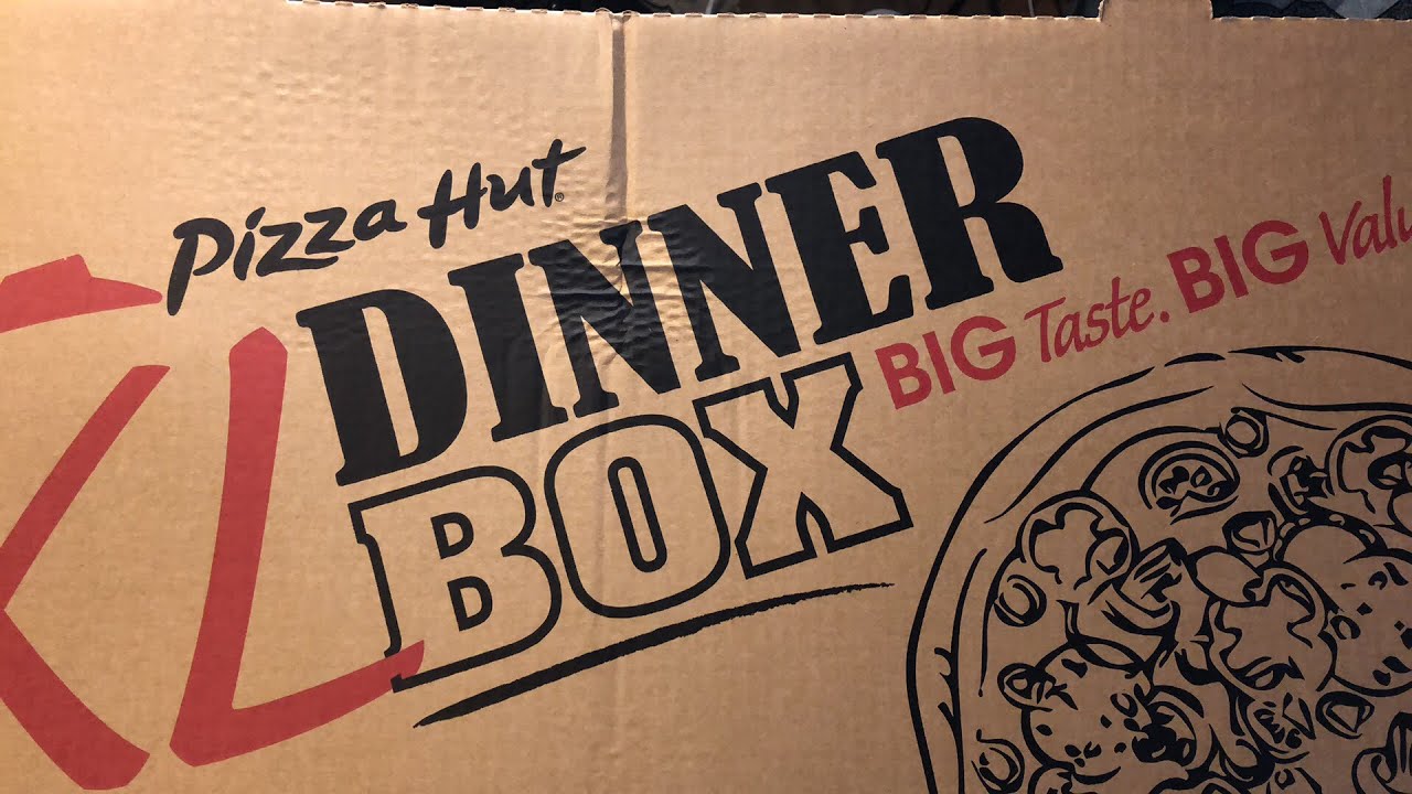 Pizza Hut Dinner Big Box Mukbang - YouTube