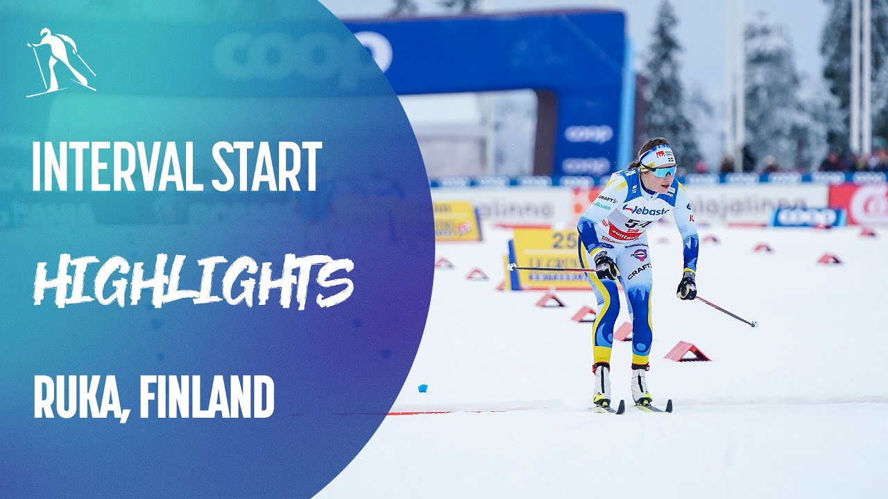 Ebba Andersson leads Swedish 1-2 | Ruka | FIS Cross Country - YouTube