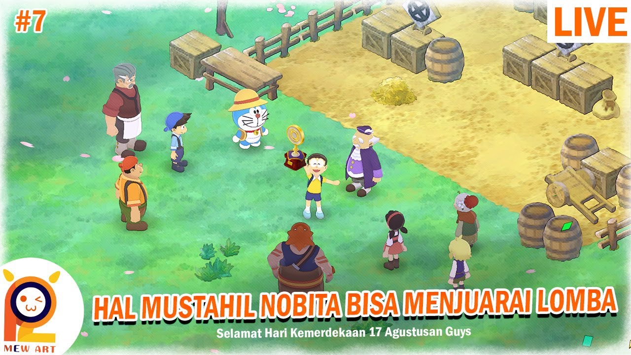 #8 LIVE SIANG Nobita Lomba Mancing Menang Juara 1 Harapannya Sih ...