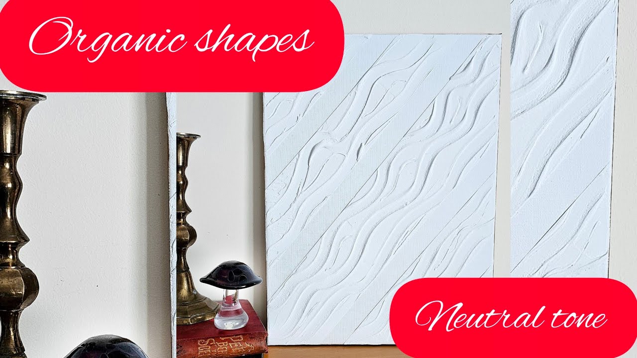 Organic textured abstract shapes, easy steps for a #homedesign ...