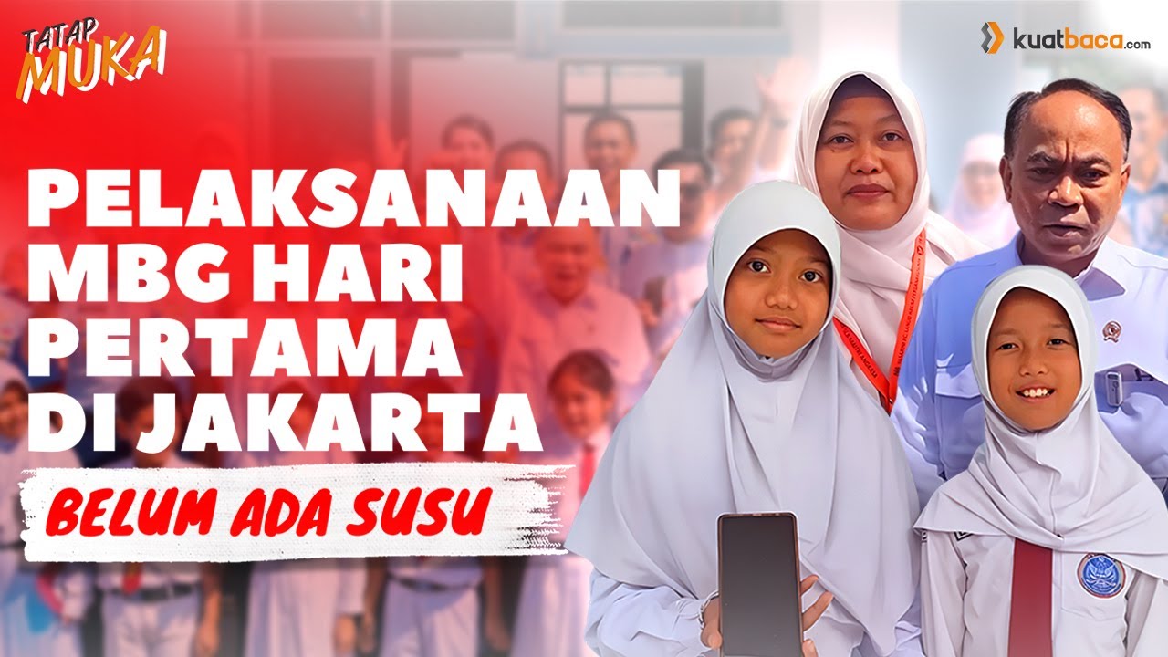 TATAP MUKA | MAKAN BERGIZI GRATIS MBG SD ANGKASA 5 HALIM HARI PERTAMA ...