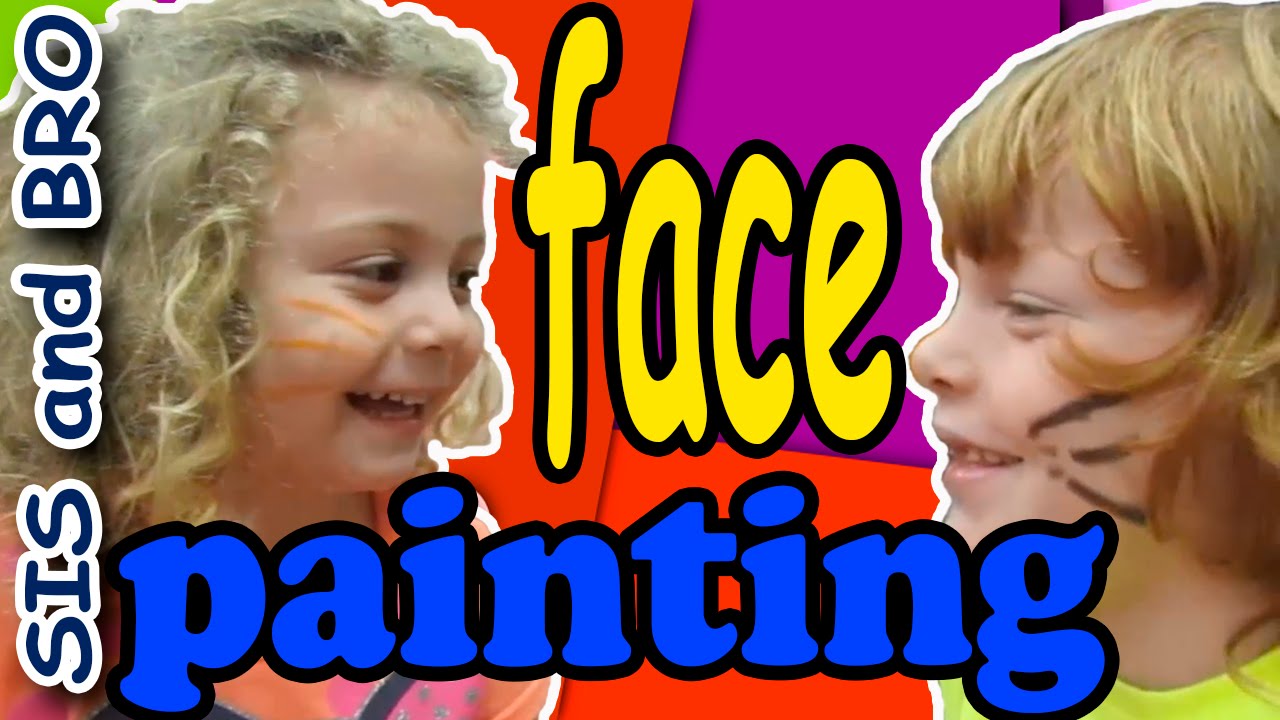 Face painting | Moving active games for children | What to do with kids ...