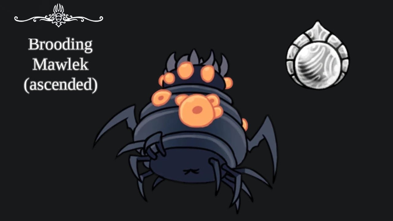 Hollow Knight- Brooding Mawlek (ascended) hall of Gods - YouTube