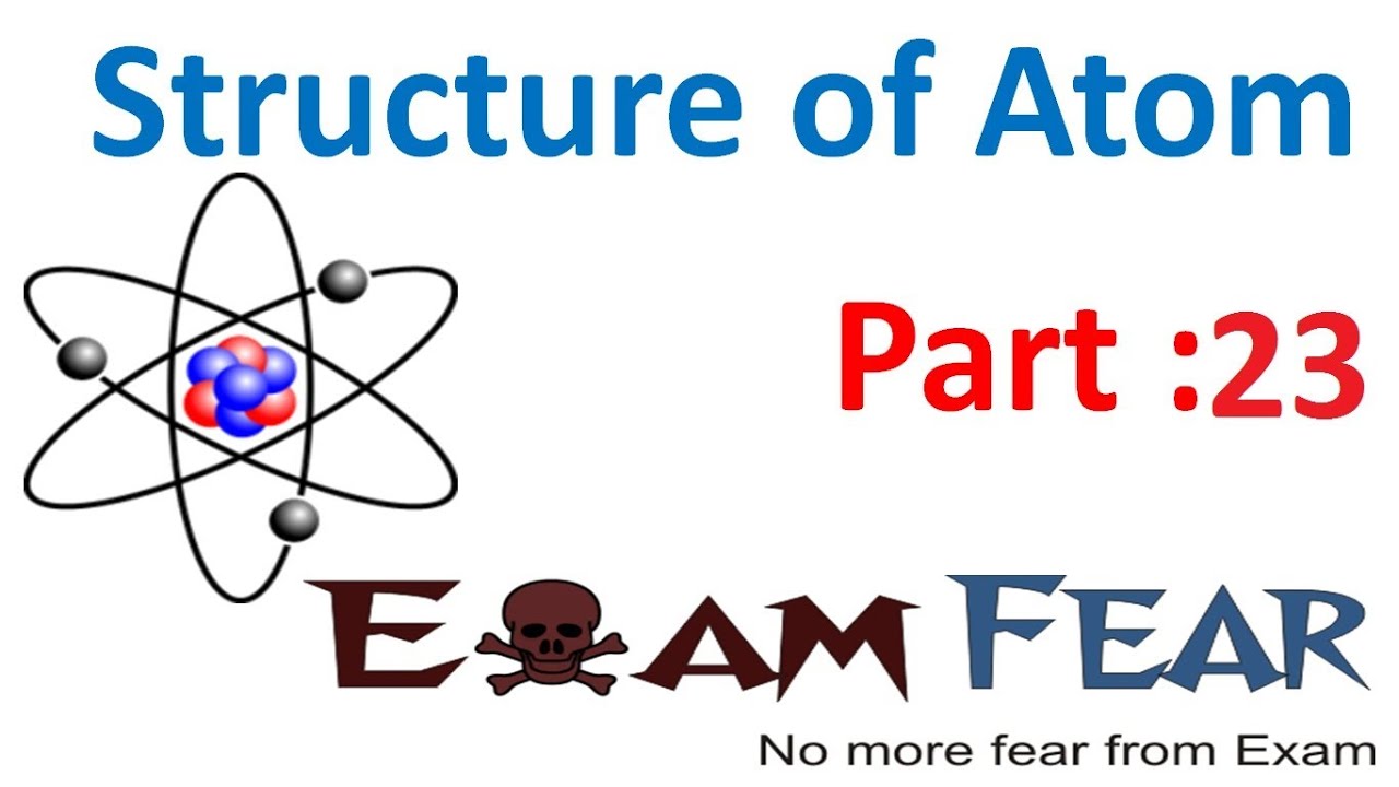 Chemistry Structure of Atom part 23 (Bohr model numericals) CBSE class ...
